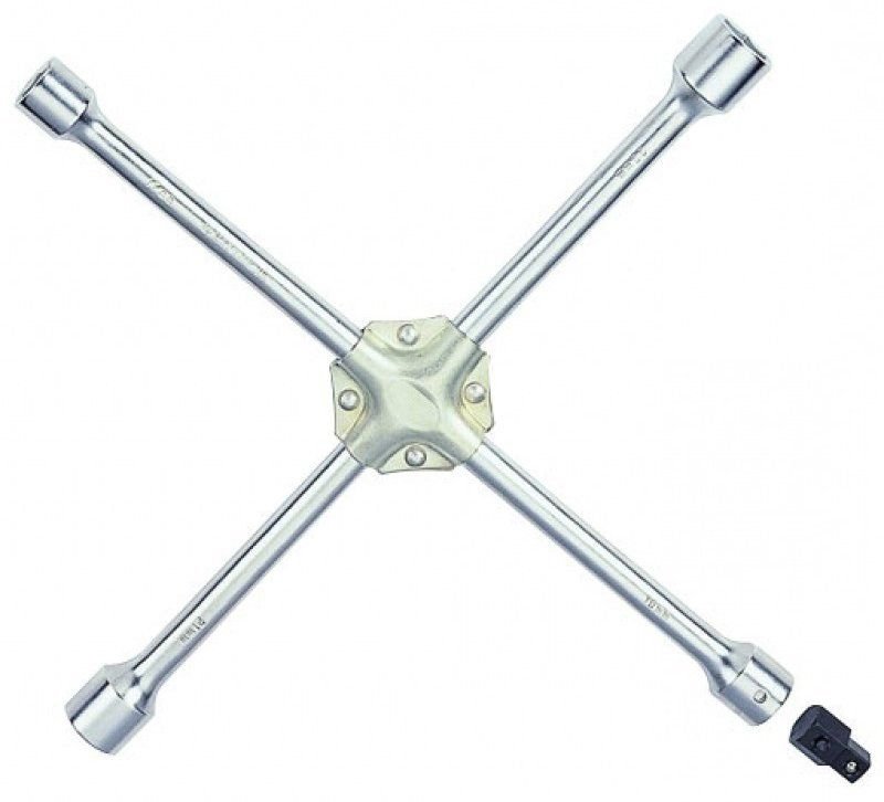 Chave de Roda Tipo Cruz com Adaptador - King Tony